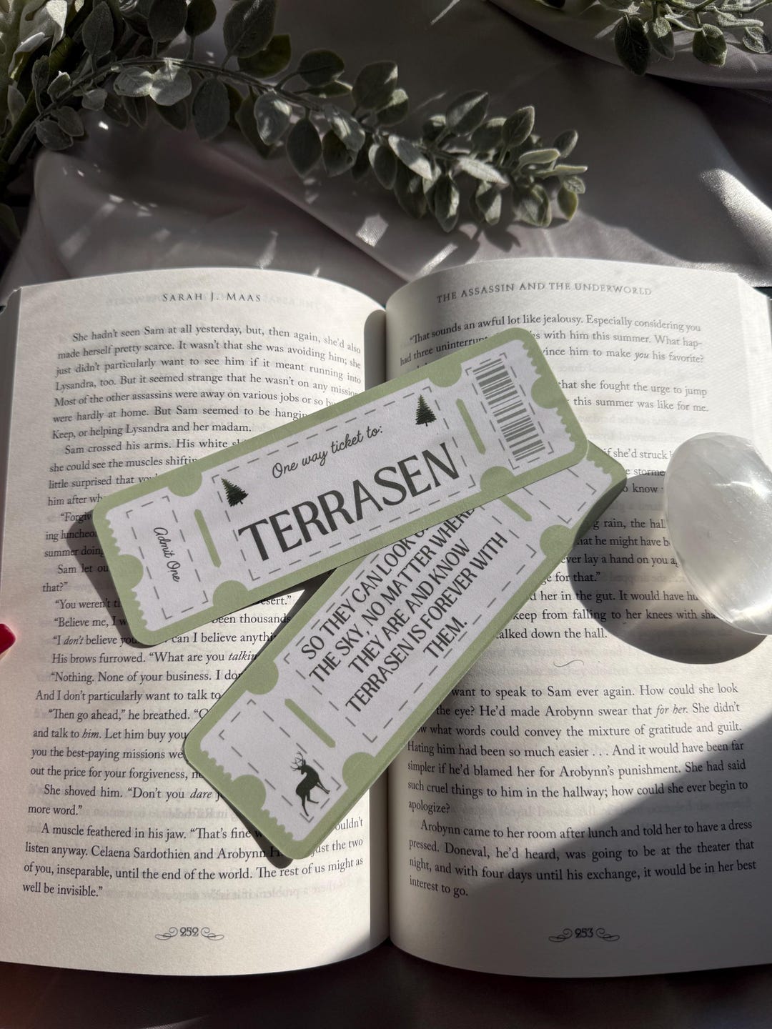 TOG Bookmark | Throne of Glass Series Bookmark - Etsy