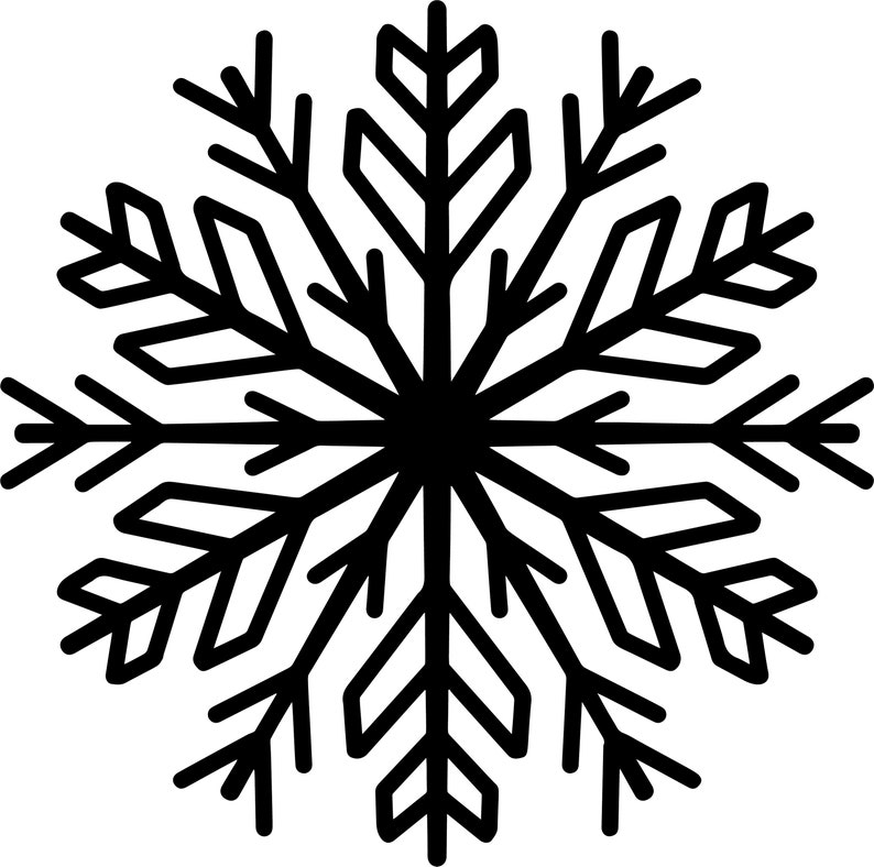 Snowflakes SVG Bundle Set of 100 Snowflakes Svg, Winter Bundle, Snow ...