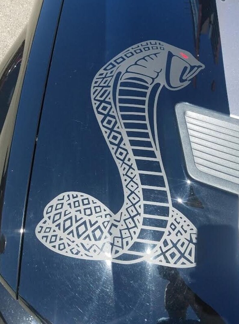 Custom Mustang Cobra Snake Vinyl Decal: Unleash the Power of ...