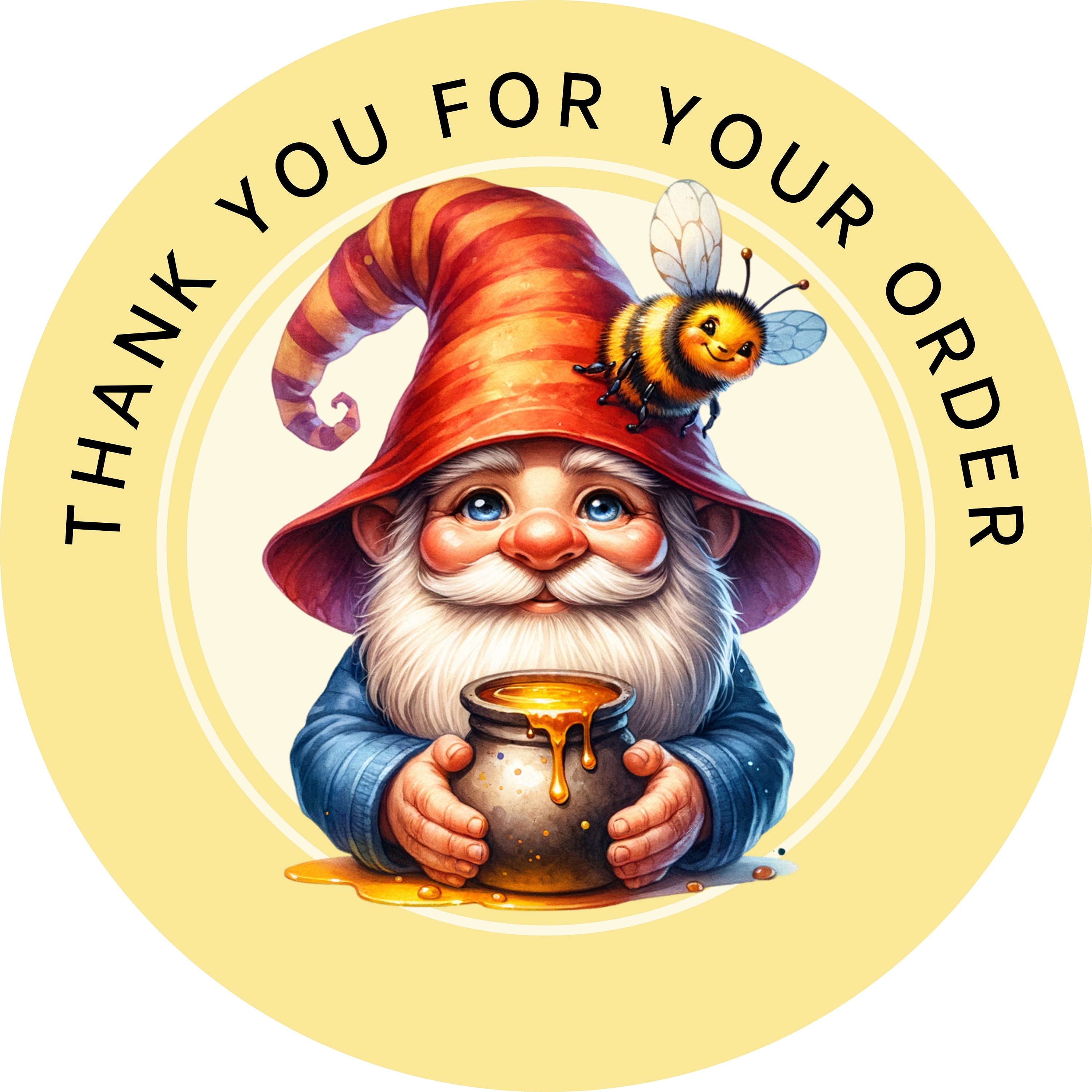 Watercolor Bee Gnome Clipart Set - Adorable Honey Bee Gnomes, Perfect ...