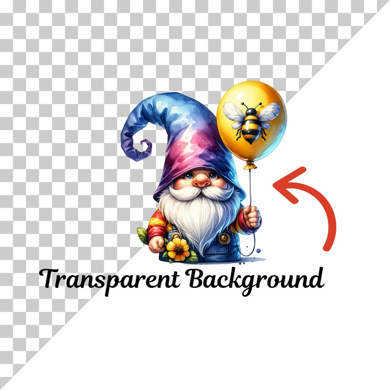 Watercolor Bee Gnome Clipart Set Adorable Honey Bee Gnomes, Perfect for ...