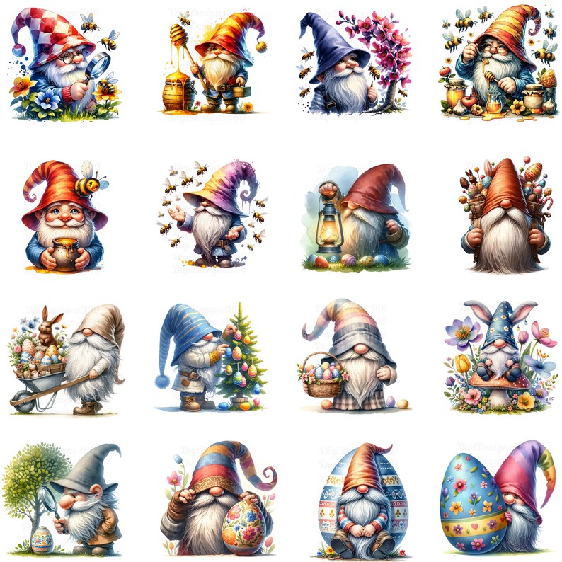 Mythical Clipart: Enchanting Watercolor Creatures Bundle Collection ...