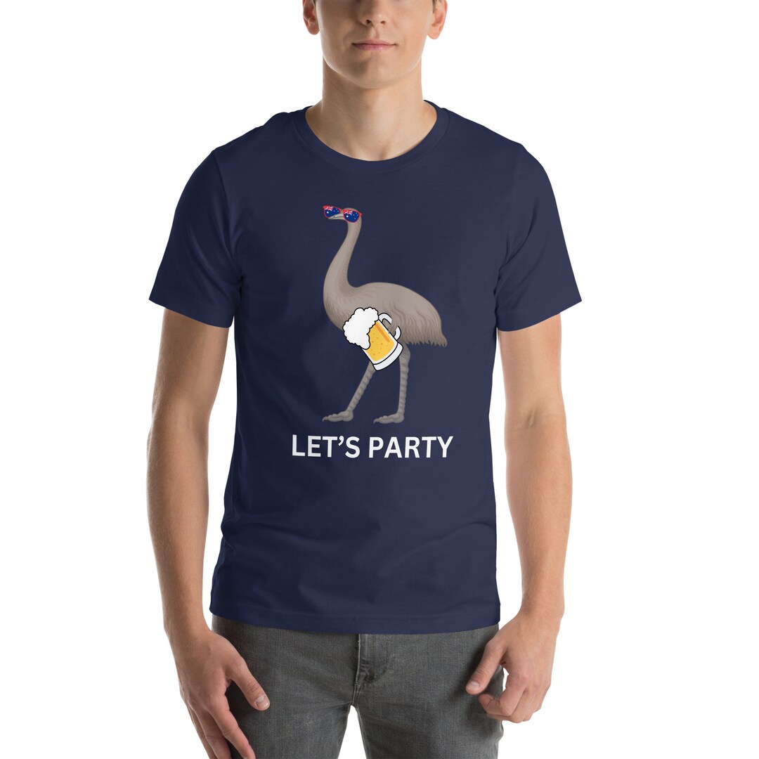Emu T-shirt, Australia T-shirt, Australia Day T-shirt, Bachelor Party ...