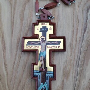 A Painted Cross for a Priest - Etsy