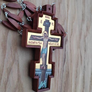 A Painted Cross for a Priest - Etsy
