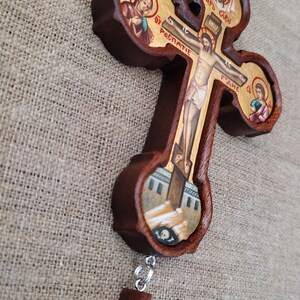 A Painted Cross for a Priest - Etsy