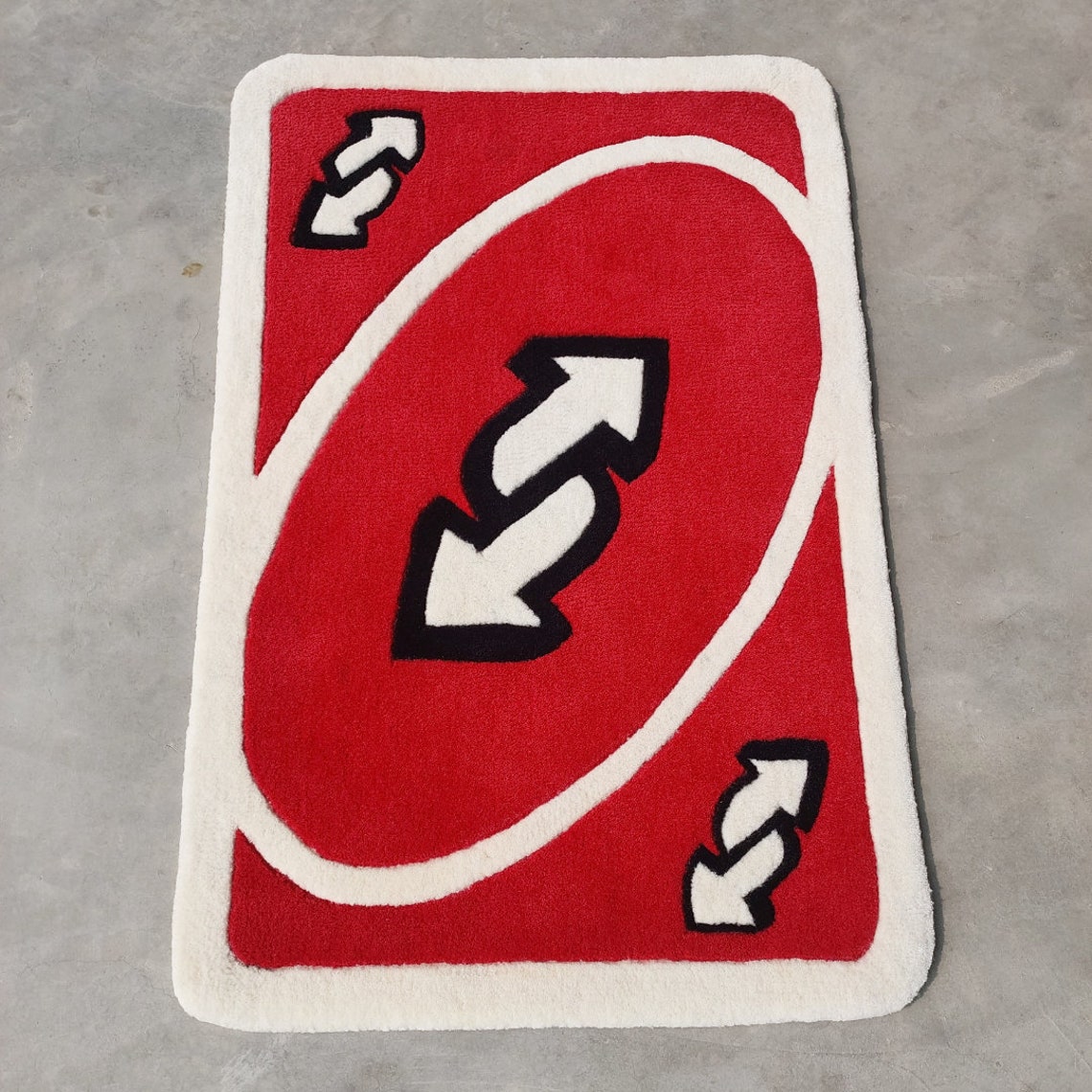 ARTISTA RUGS Uno Reverse Rug 100% New Zealand Wool, Soft, Durable, and ...