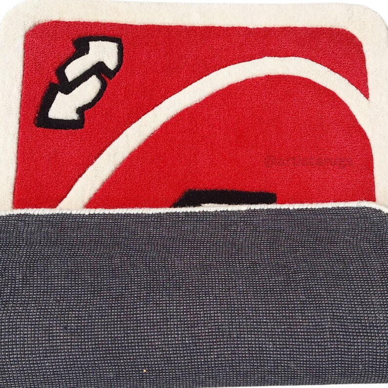 ARTISTA RUGS Uno Reverse Rug 100% New Zealand Wool, Soft, Durable, and ...