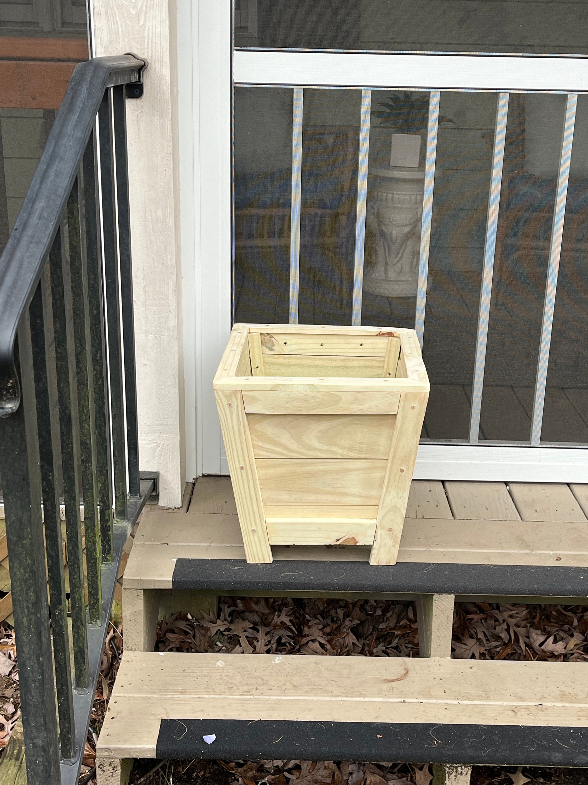 Decorative Planter Box for Porch / Farmhouse Decor / Spring Time ...