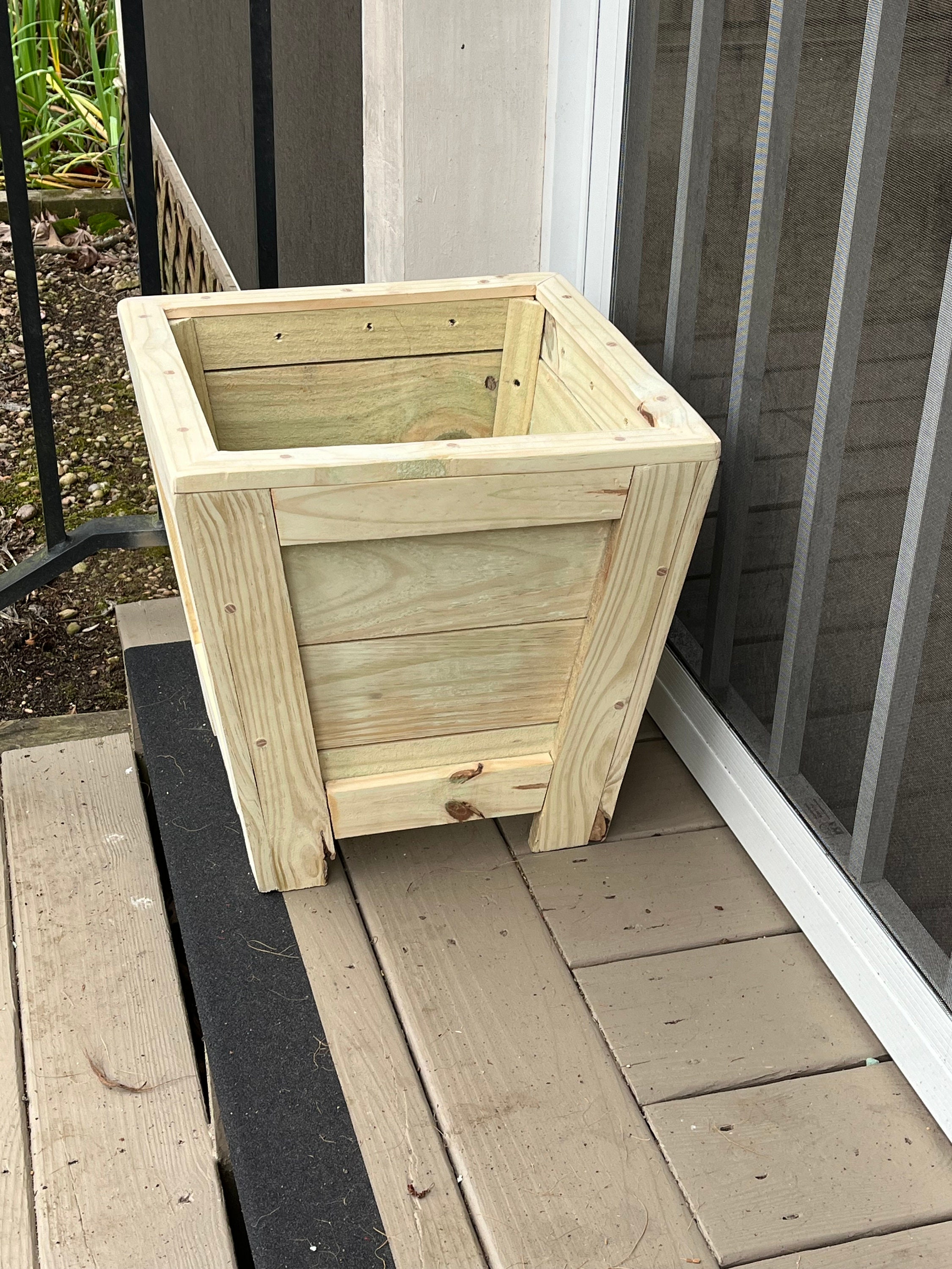 Decorative Planter Box for Porch / Farmhouse Decor / Spring Time ...