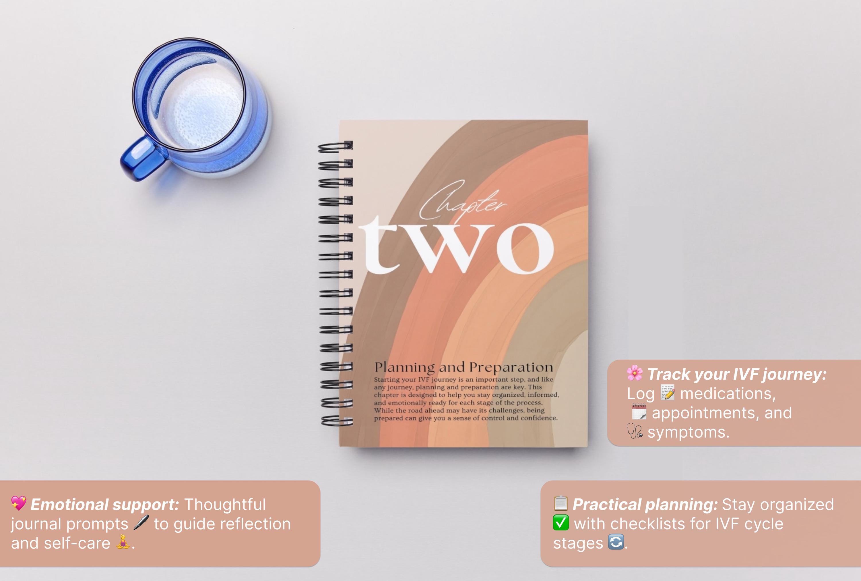 Editable IVF Journey Journal - Printable 100+ Page Fertility Planner ...