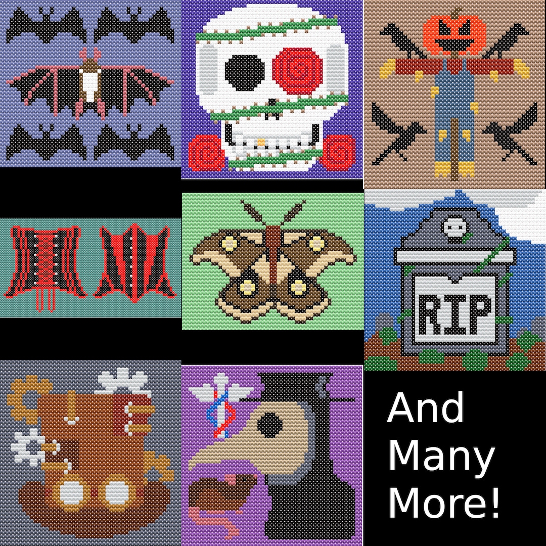 Goth Galore PDF Pattern Book - Etsy