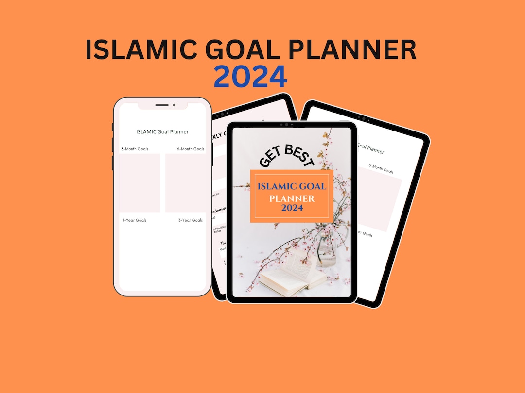 The Best Islamic Goal Planner for Muslims 2024 Habit Tracker - Etsy