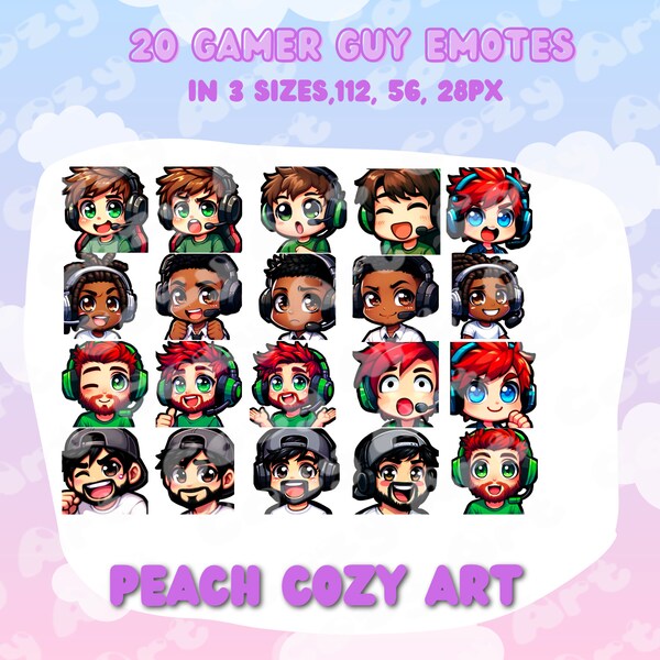 Twitch Emotes Male With Beard - Etsy