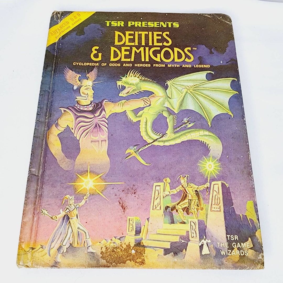 Vintage TSR DND Deities & Demigods Cyclopedia of Gods and Heroes From ...