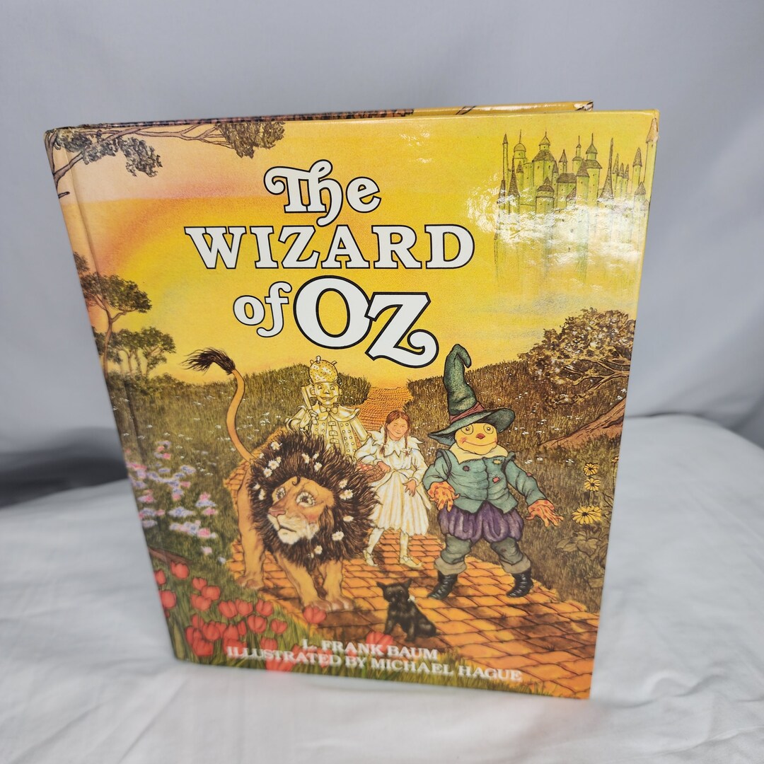 Vintage the Wizard of Oz Hard Cover L. Frank Baum 1982 - Etsy
