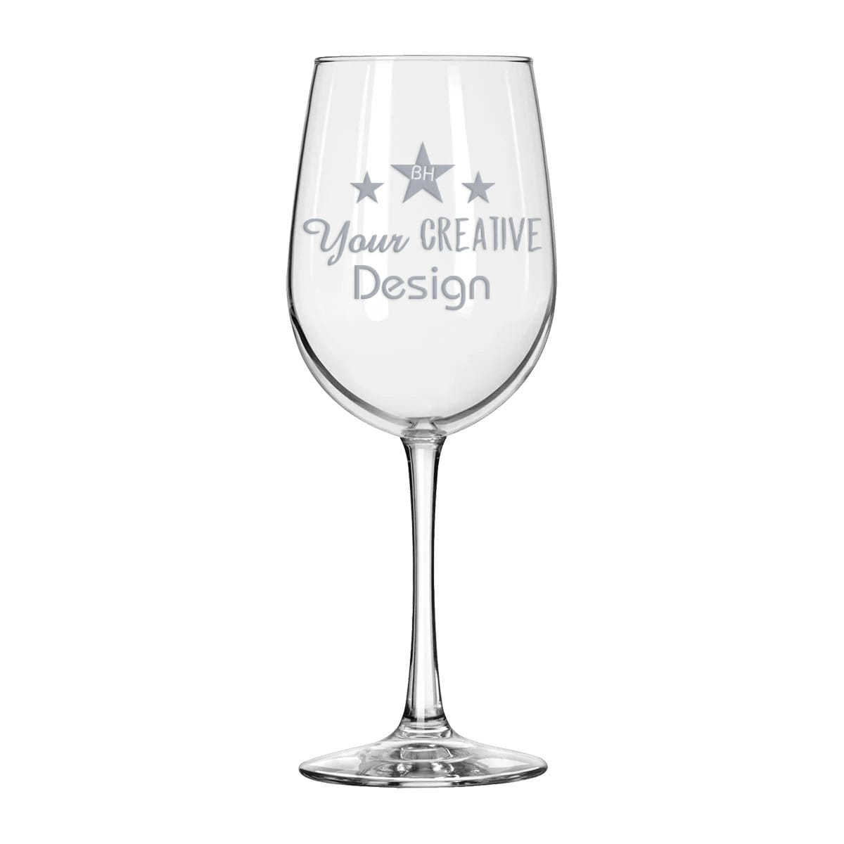 Libbey 7510 Vina Tall Wine Glass, 16 Oz., Case of 12, Customizable ...