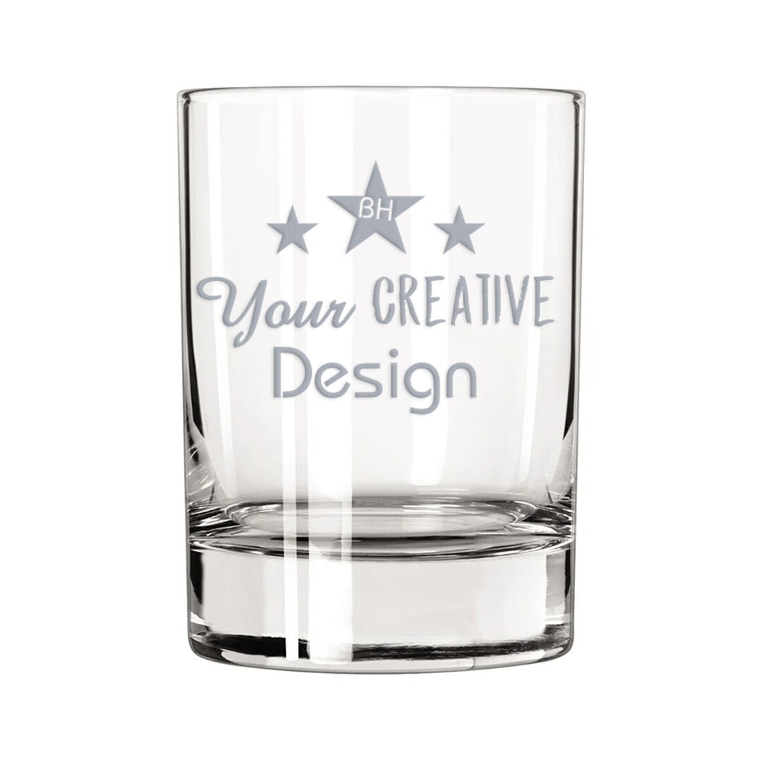 Personalized Libbey 9035 Modernist Rocks Glass, 10-1/2 Oz., Case of 24 ...