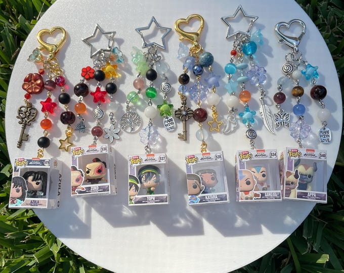 Avatar the Last Airbender Inspired Keychains! || Funko Pop || Bag Charm ...