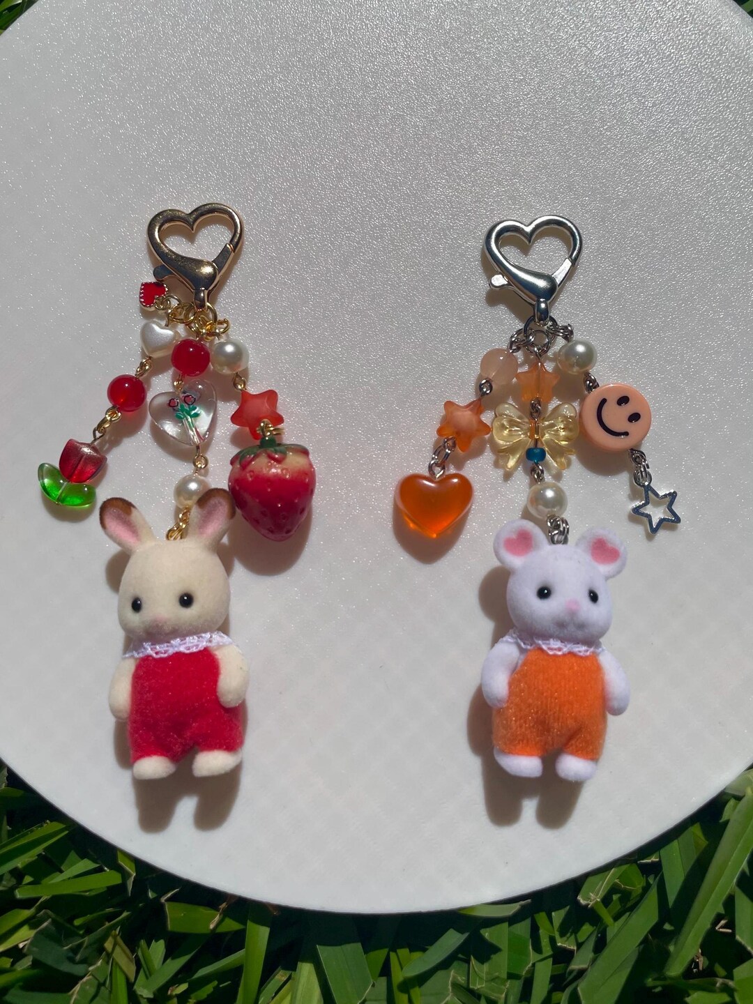 Calico Critter Fruit Inspired Keychains! - Etsy