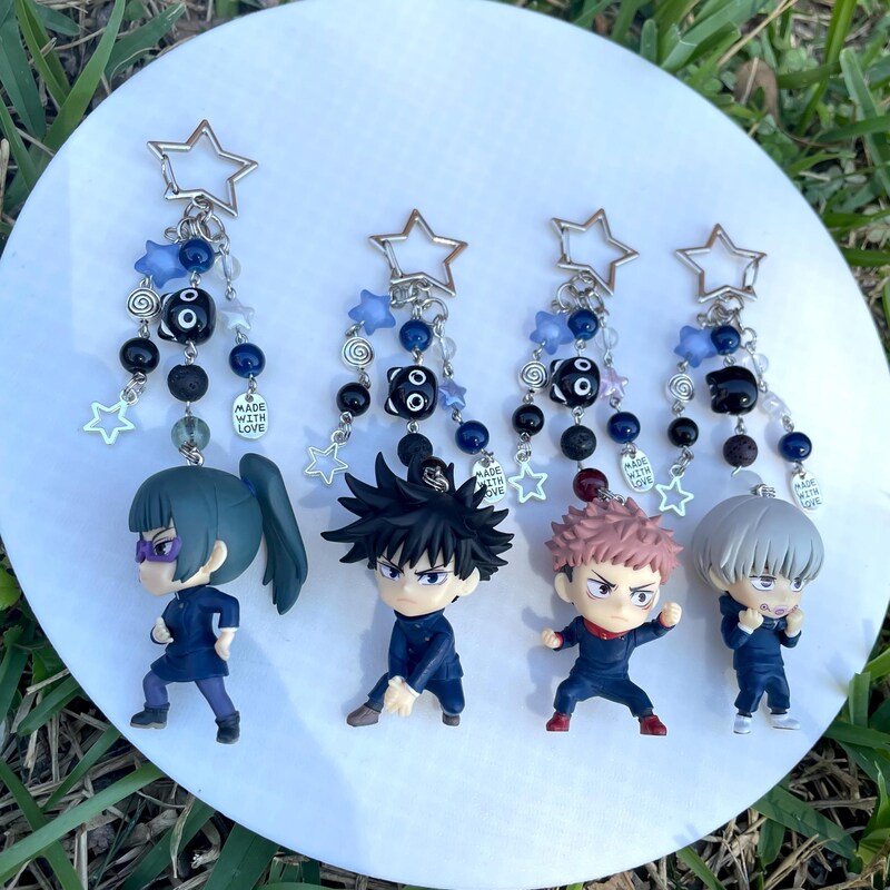 Anime Keychain - Etsy