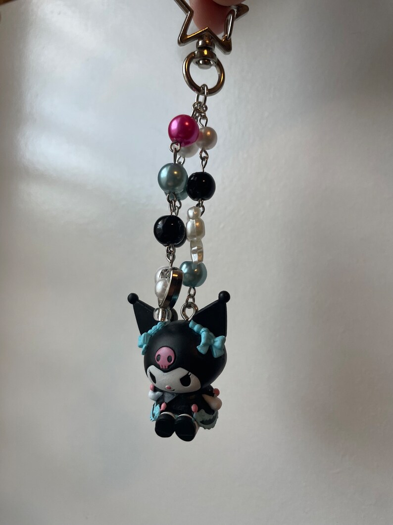 My Melody and Kuromi Lolita Keychains - Etsy