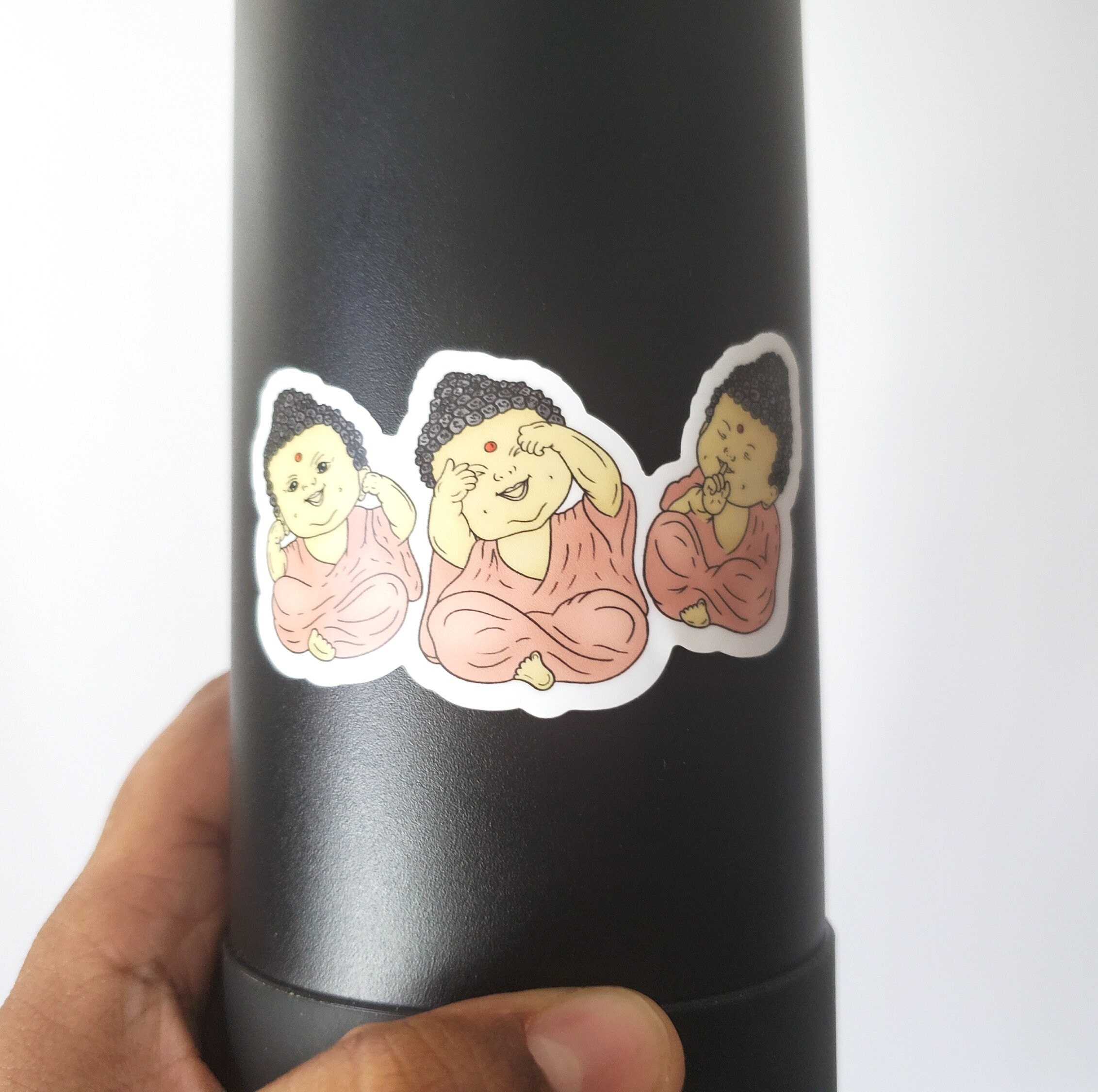 See No Evil, Hear No Evil, Speak No Evil Sticker 3 X 1.6 In, Baby ...