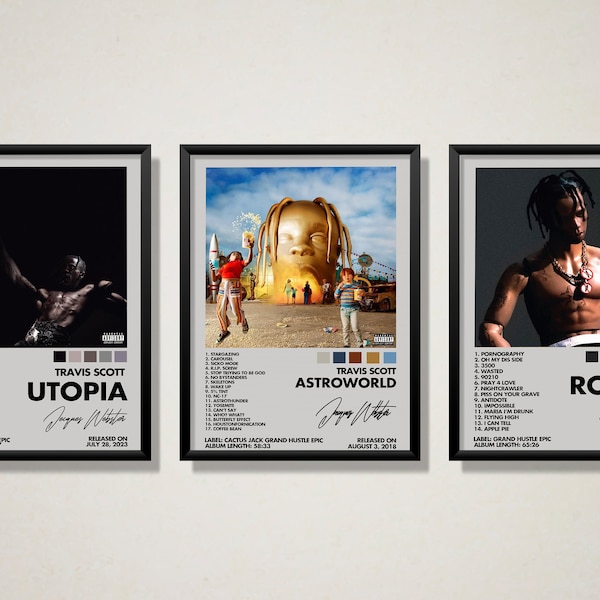 Travis Scott Poster - Etsy