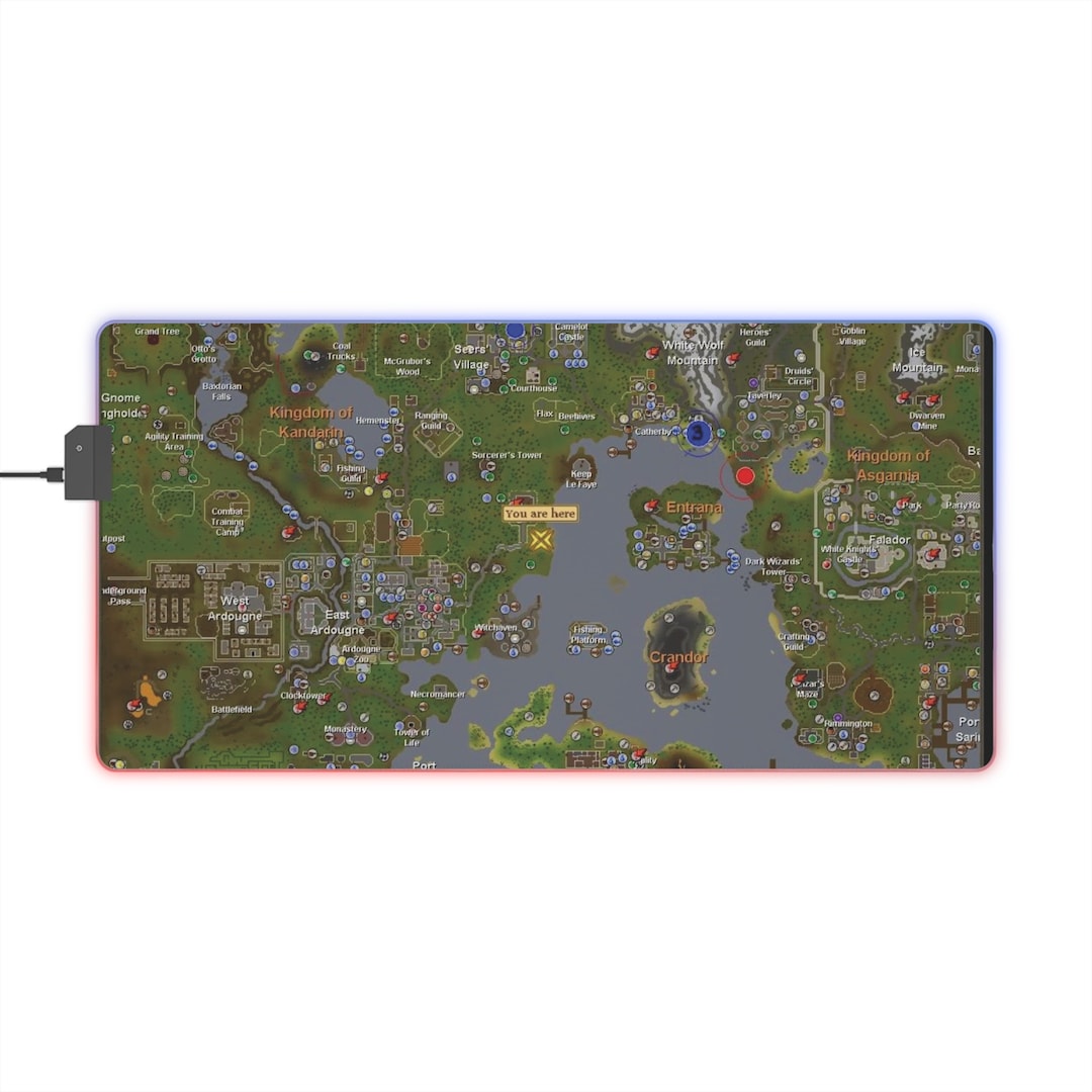 Old School Runescape LED Gaming Mouse Pad - Etsy