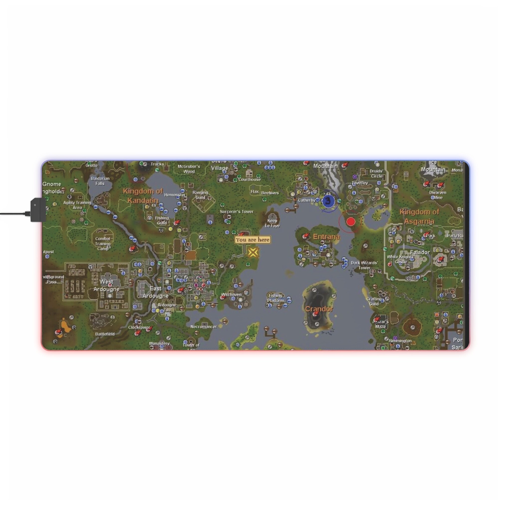 Old School Runescape LED Gaming Mouse Pad - Etsy