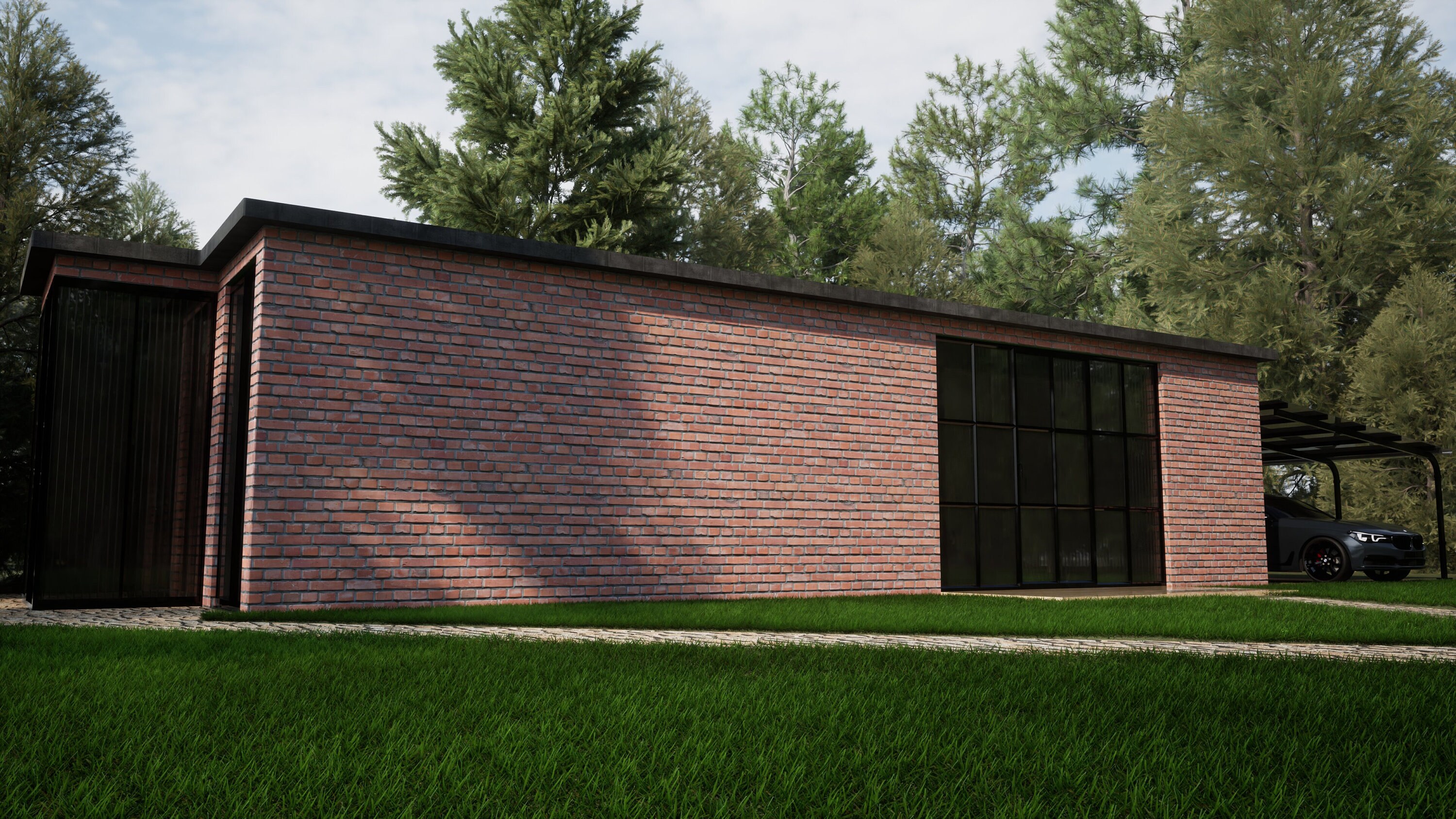 Facade Design Facade Render Exterior Design exterior Render 3D Render ...