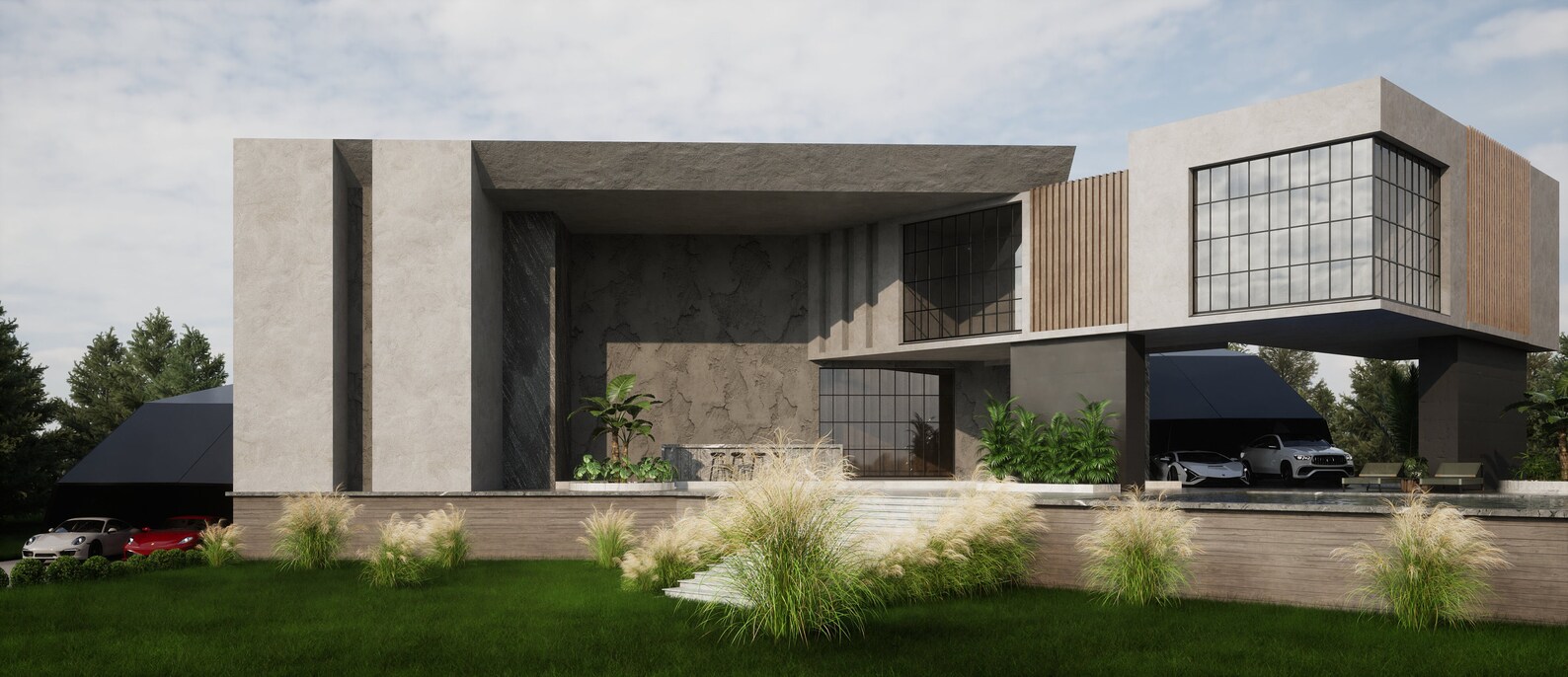 Facade Design - Facade Render - Exterior Design -exterior Render - 3D ...