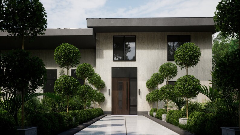 Facade Design - Facade Render - Exterior Design -exterior Render - 3D ...