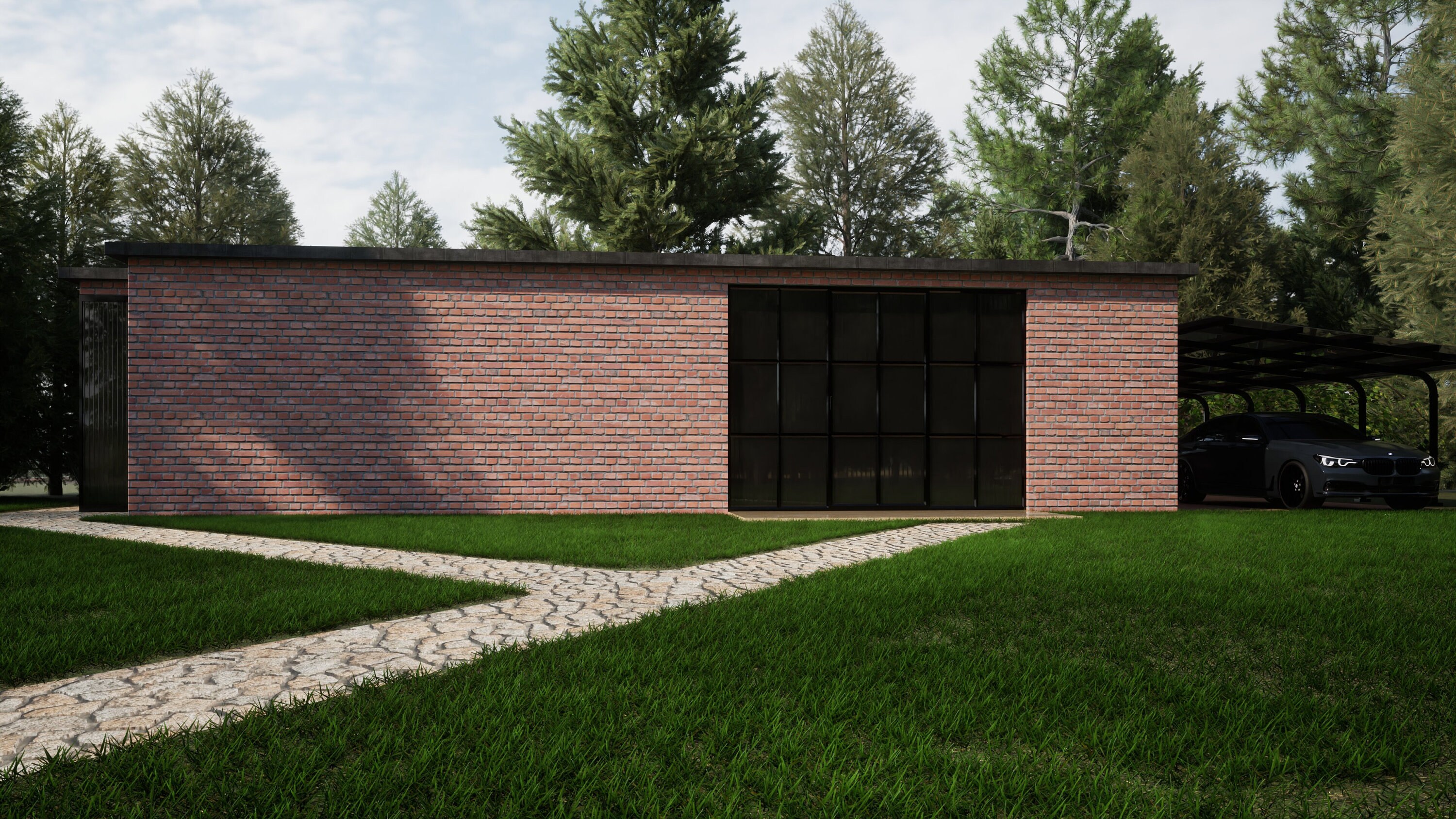 Facade Design - Facade Render - Exterior Design -exterior Render - 3D ...