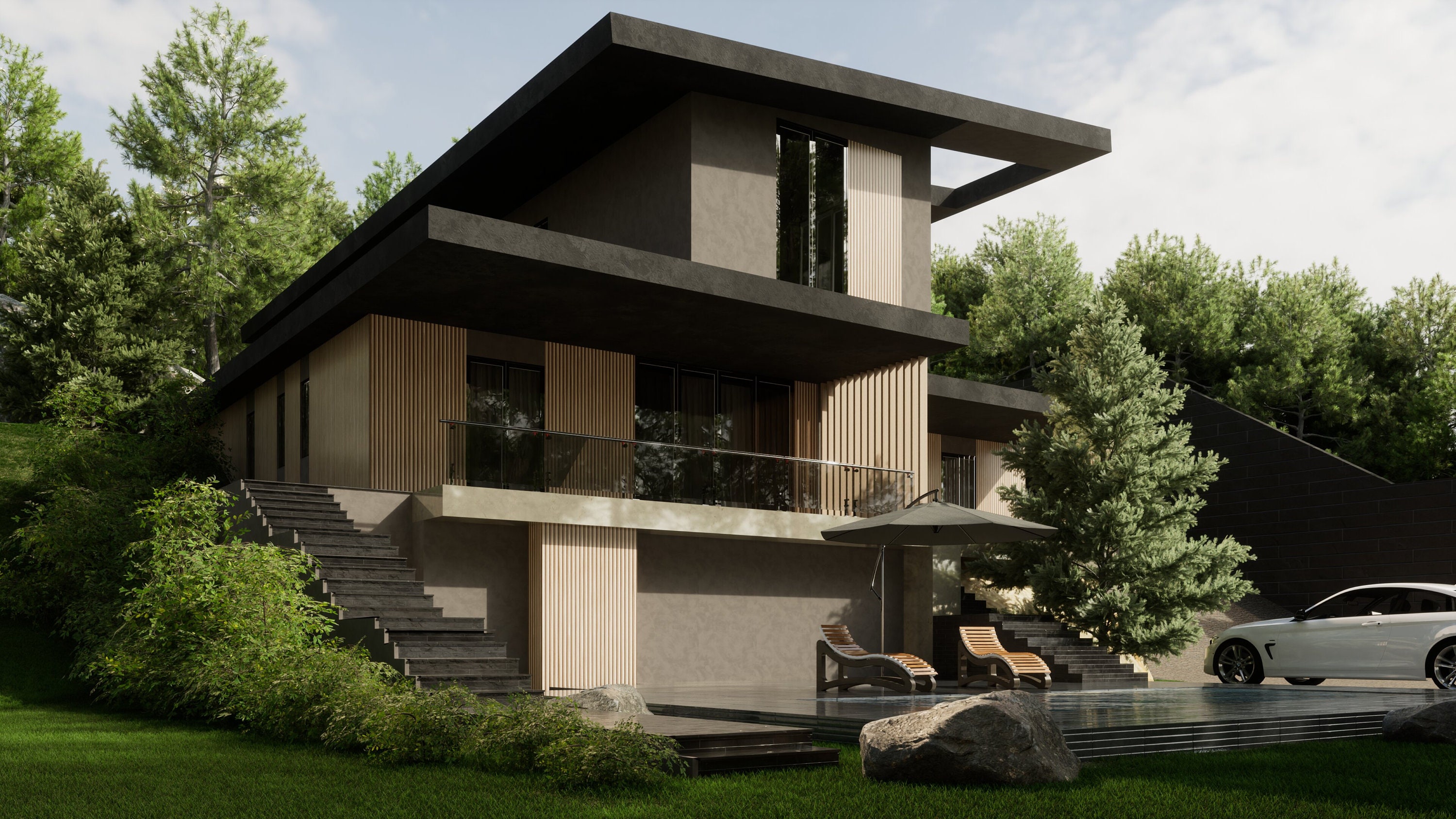 Facade Design Facade Render Exterior Design exterior Render 3D Render Services Realistic ...