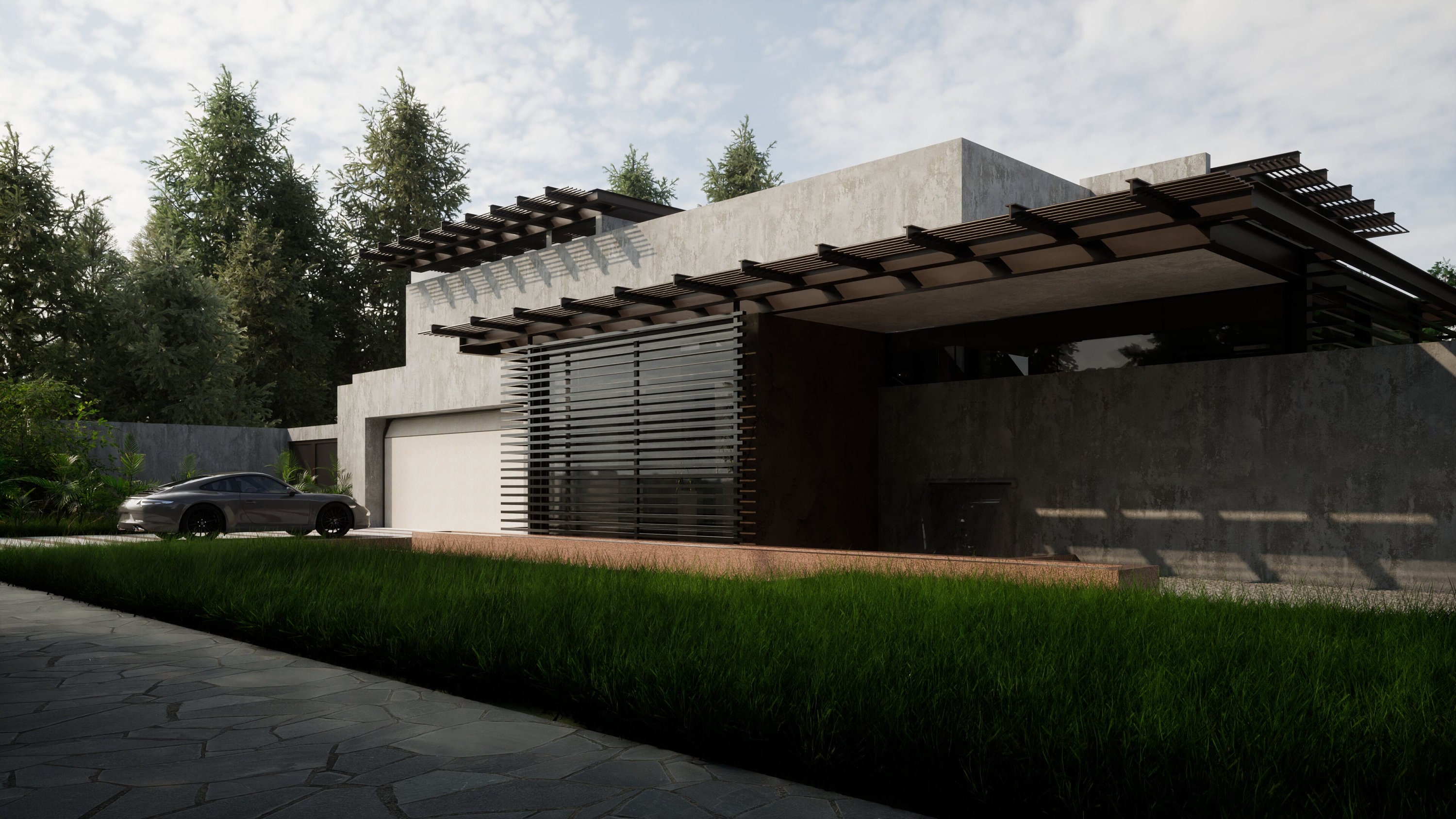 Facade Design Facade Render Exterior Design exterior Render 3D Render ...