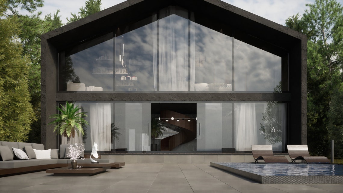 Facade Design - Facade Render - Exterior Design -exterior Render - 3D ...