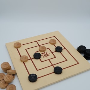 Chess Game and Nine Men's Morris Game From the Former GDR Around 1960s ...