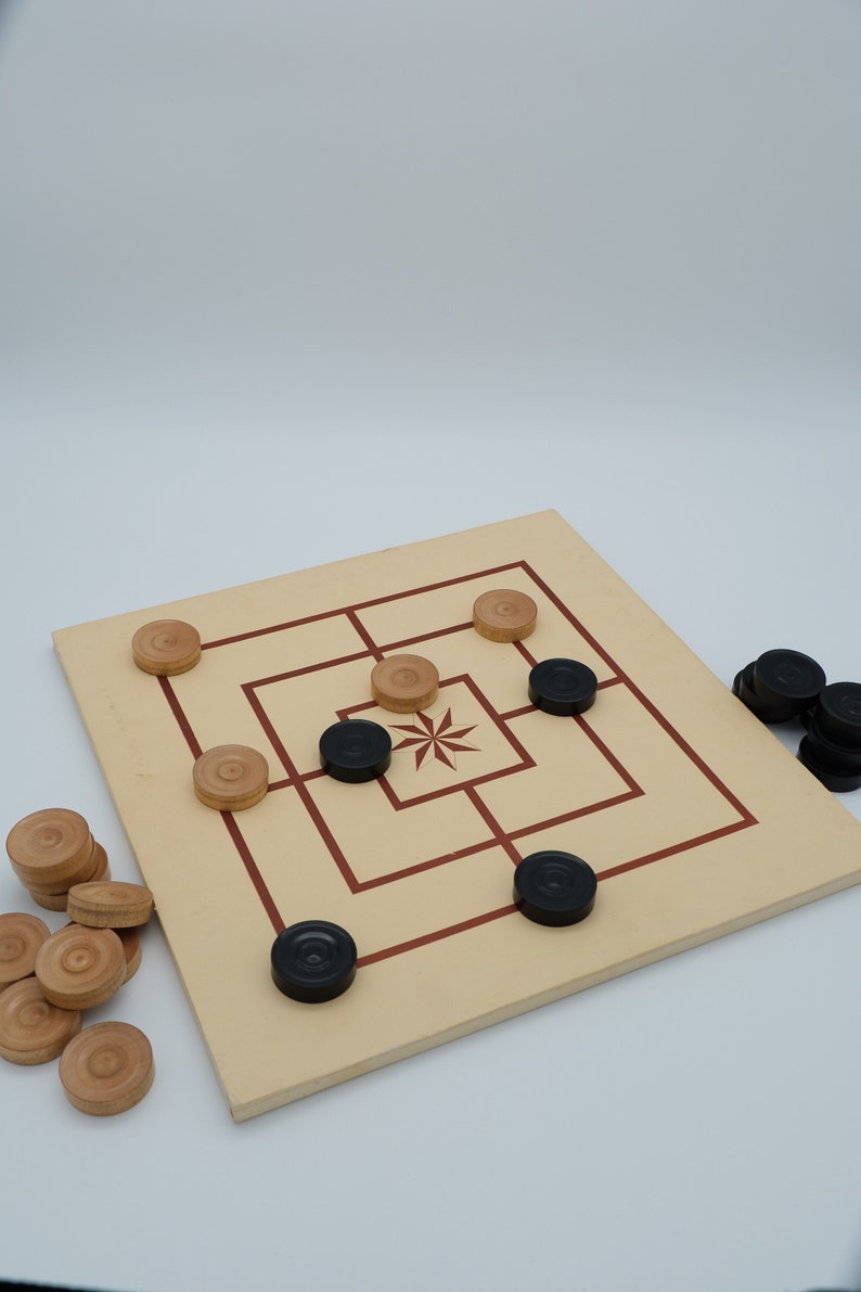 Chess Game and Nine Men's Morris Game From the Former GDR Around 1960s ...
