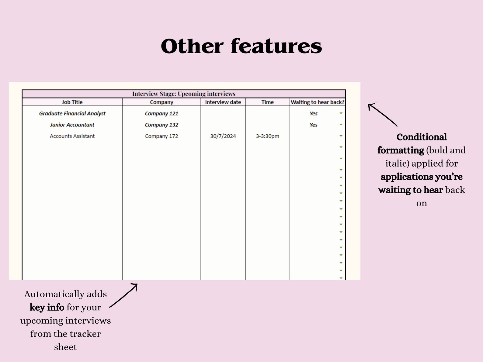 Job Application Tracker, Google Sheets, Job Planner, Job Tracker Template, Spreadsheet ...