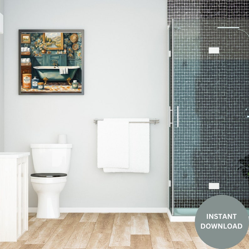 Vintage Bath Time: Artwork Inspired by Classic Bath Products - Etsy