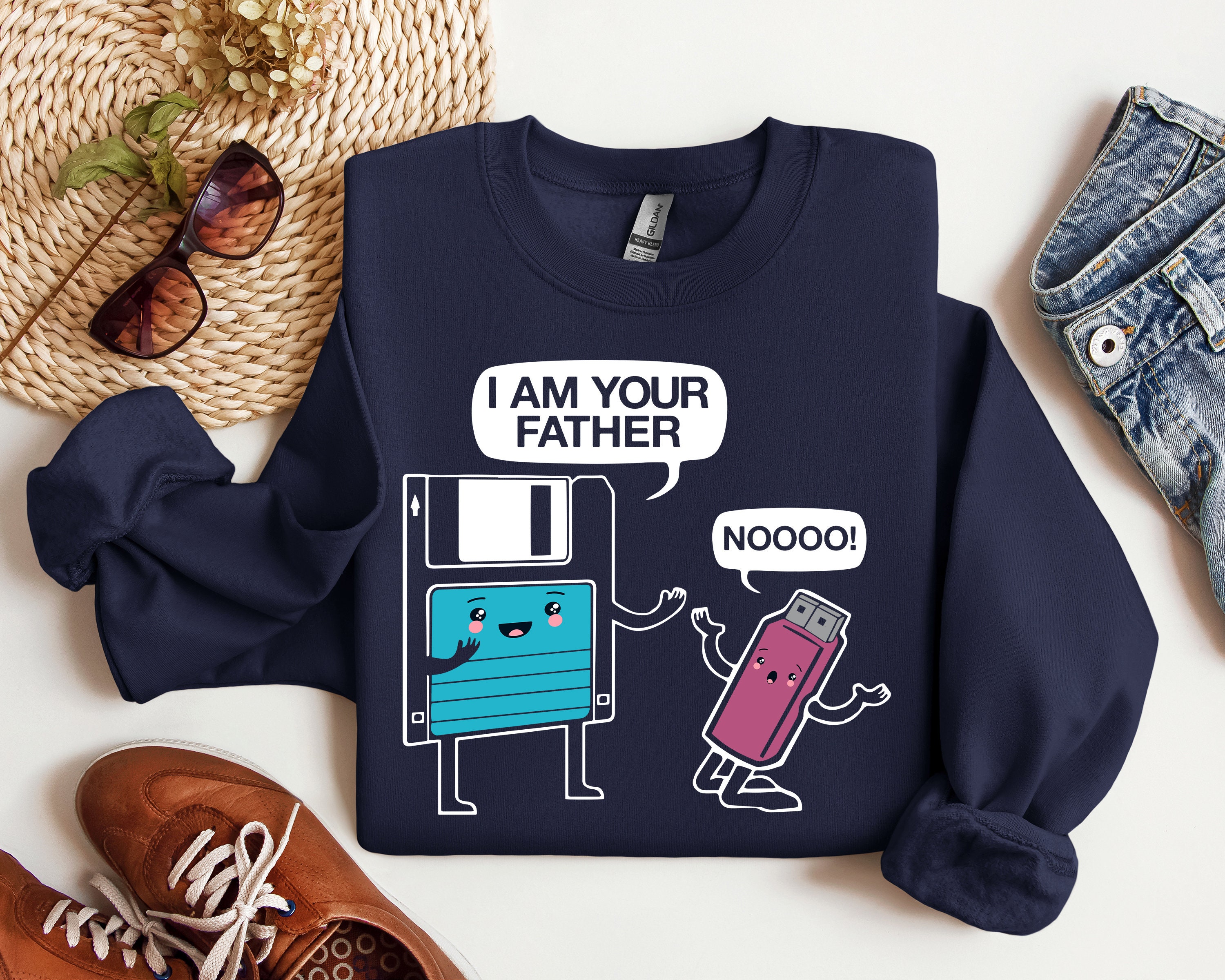 I Am Your Father T-shirt, Floppy Disk Shirt, Computer Science T Shirt ...