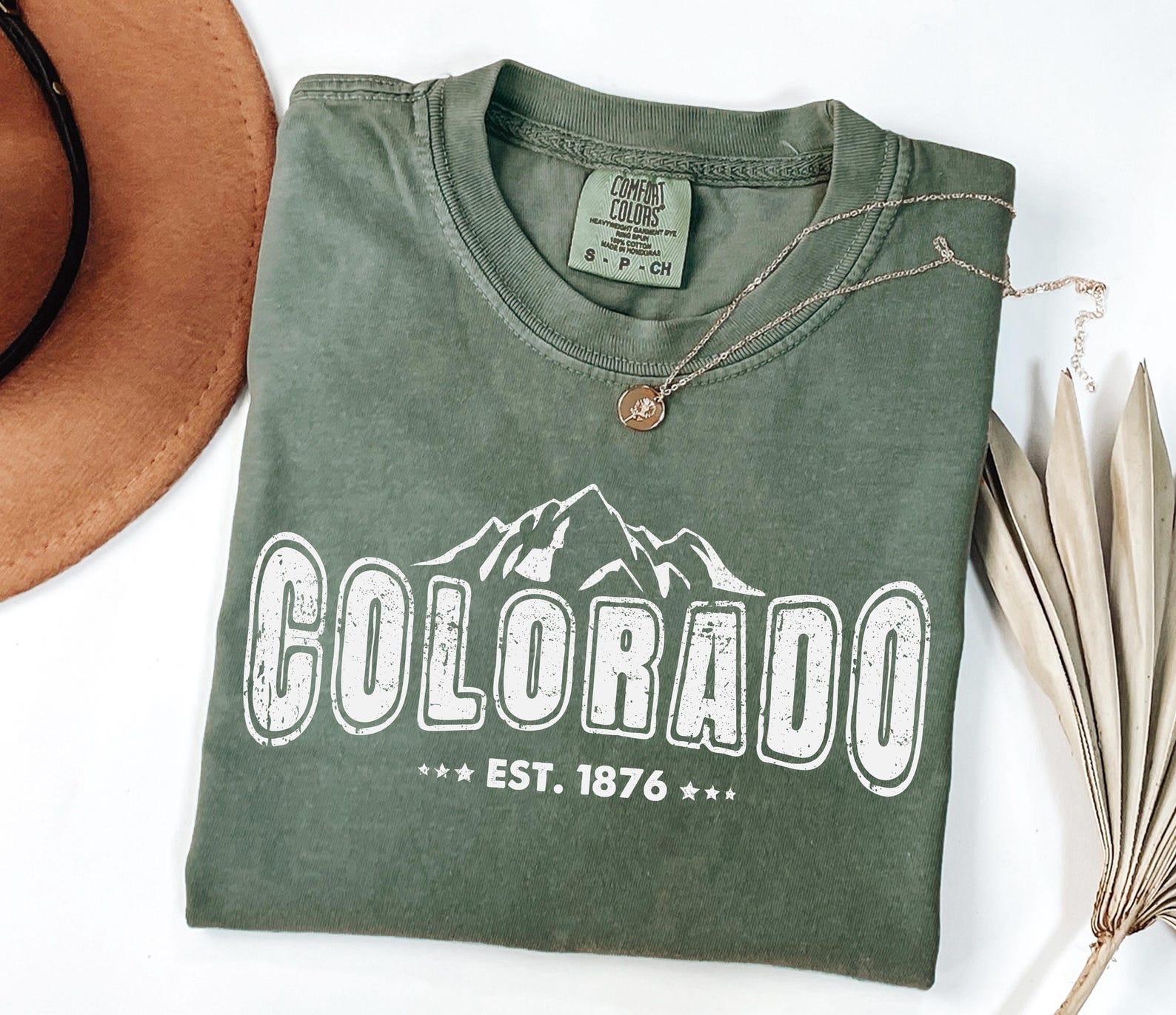 Comfort Colors® Colorado Shirt, Rocky Mountains Shirt, Retro Colorado ...