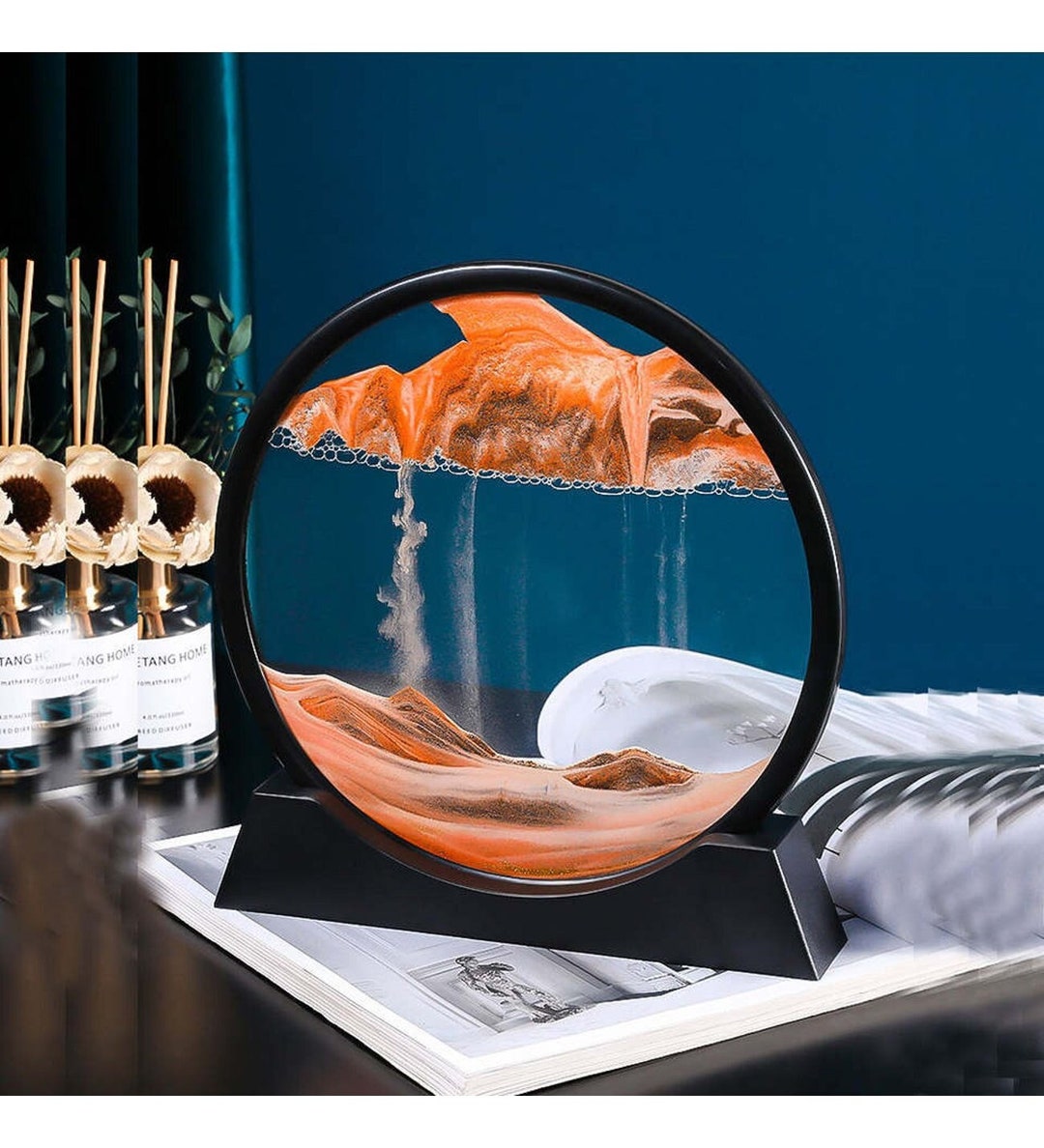 Large Round Decorative Hourglass: Timeless Elegance and 360-degree ...