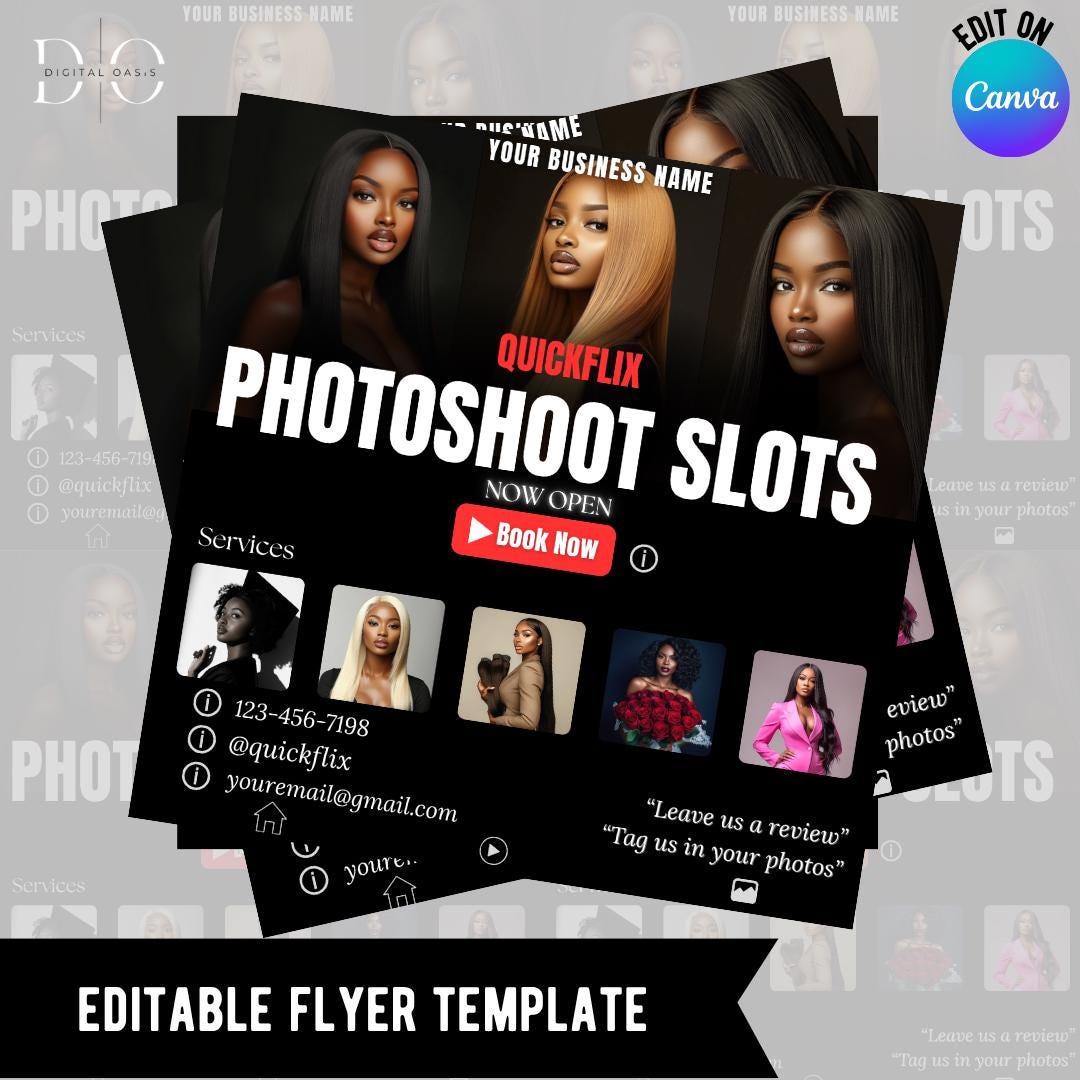 Netflix Theme Photographer Flyer,videographer, Photoshoot Promo ...