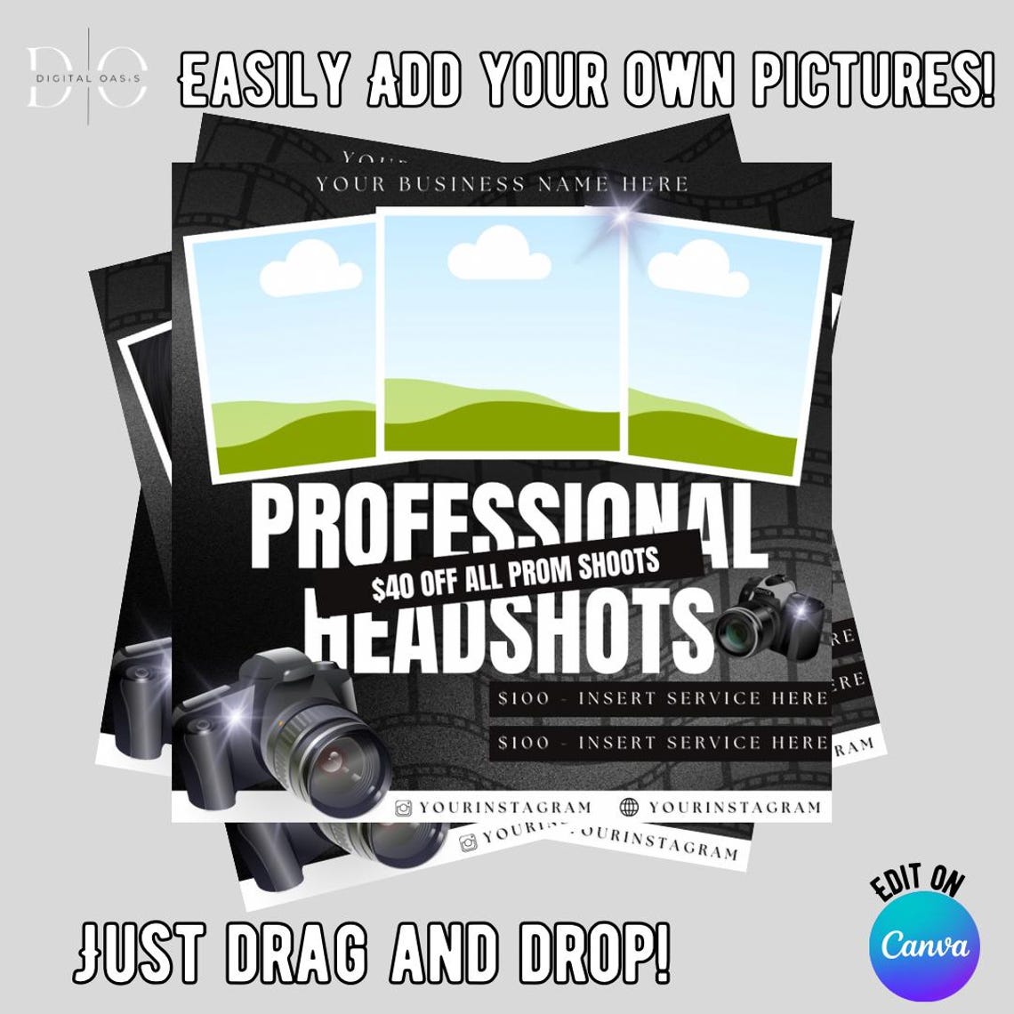 Photographer Flyer,videographer Flyer, Photoshoot Promo Flyer ...