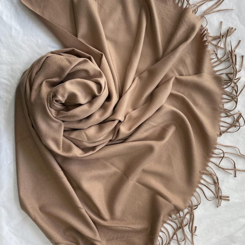 Beige Scarf - Etsy