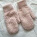 Mittens, Ladies Gloves, Light Pink Mittens, Winter Mittens, Winter ...