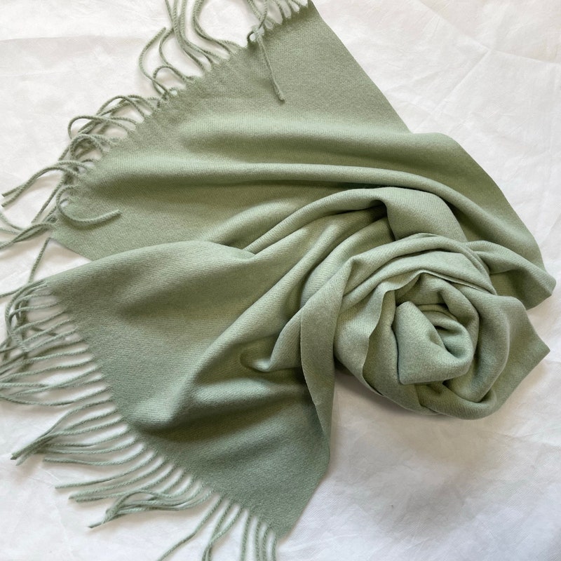 Alpaca Shawl Green Wrap - Etsy