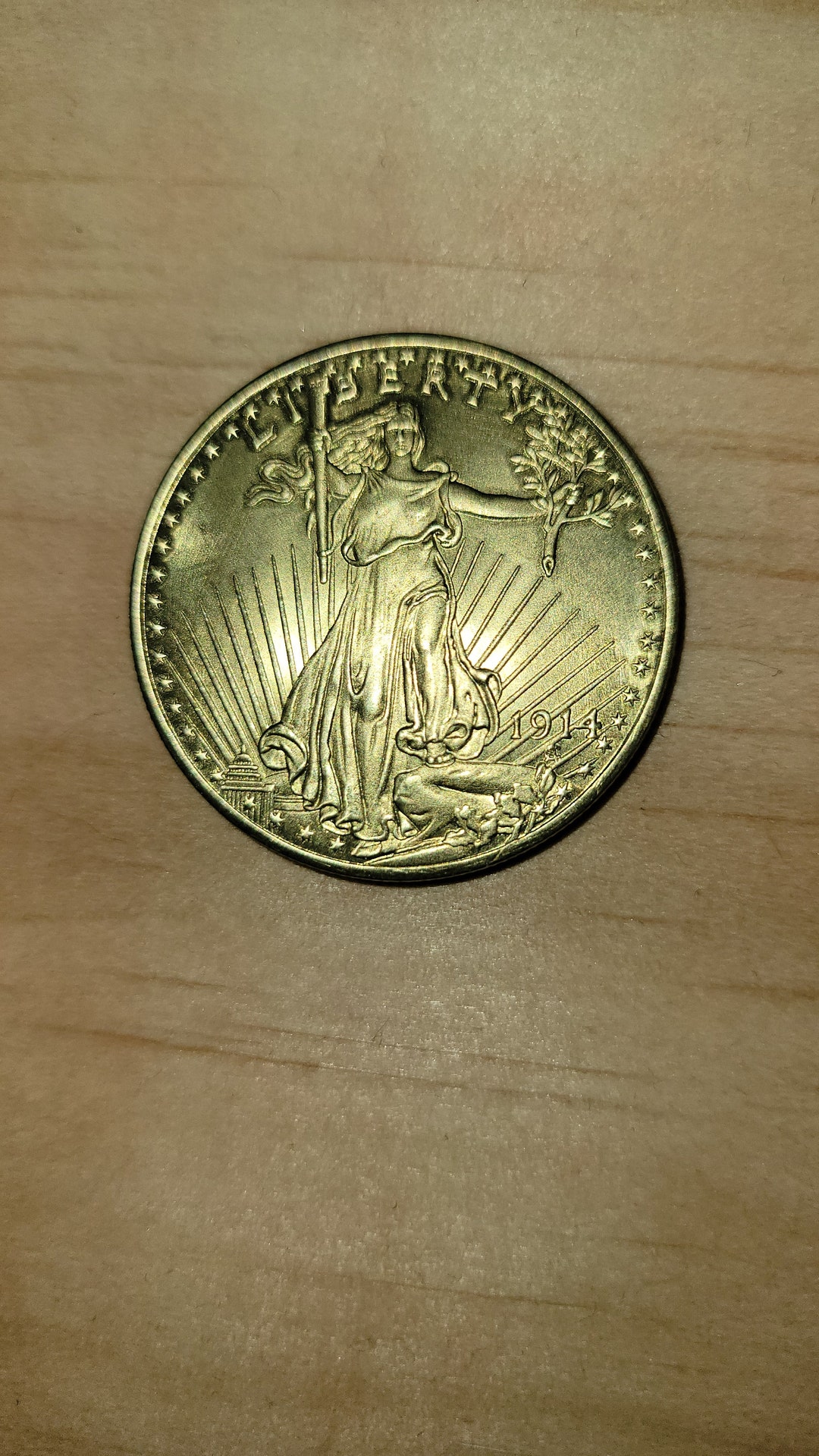 1914 P Saint Gaudens Double Eagle Coin Restrike High Quality Non Magnetic - Etsy